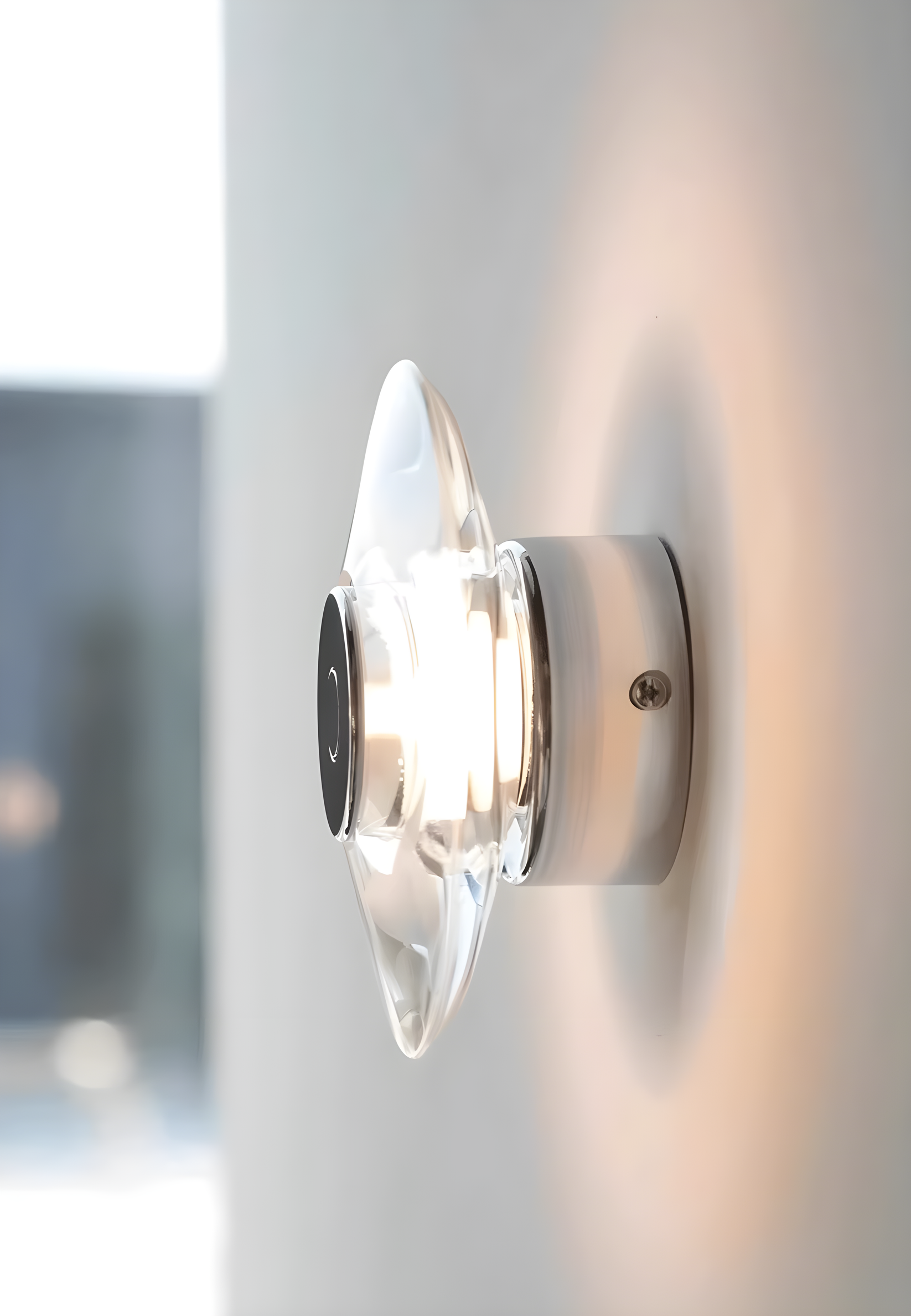 Crystal Disc LED Wall Light