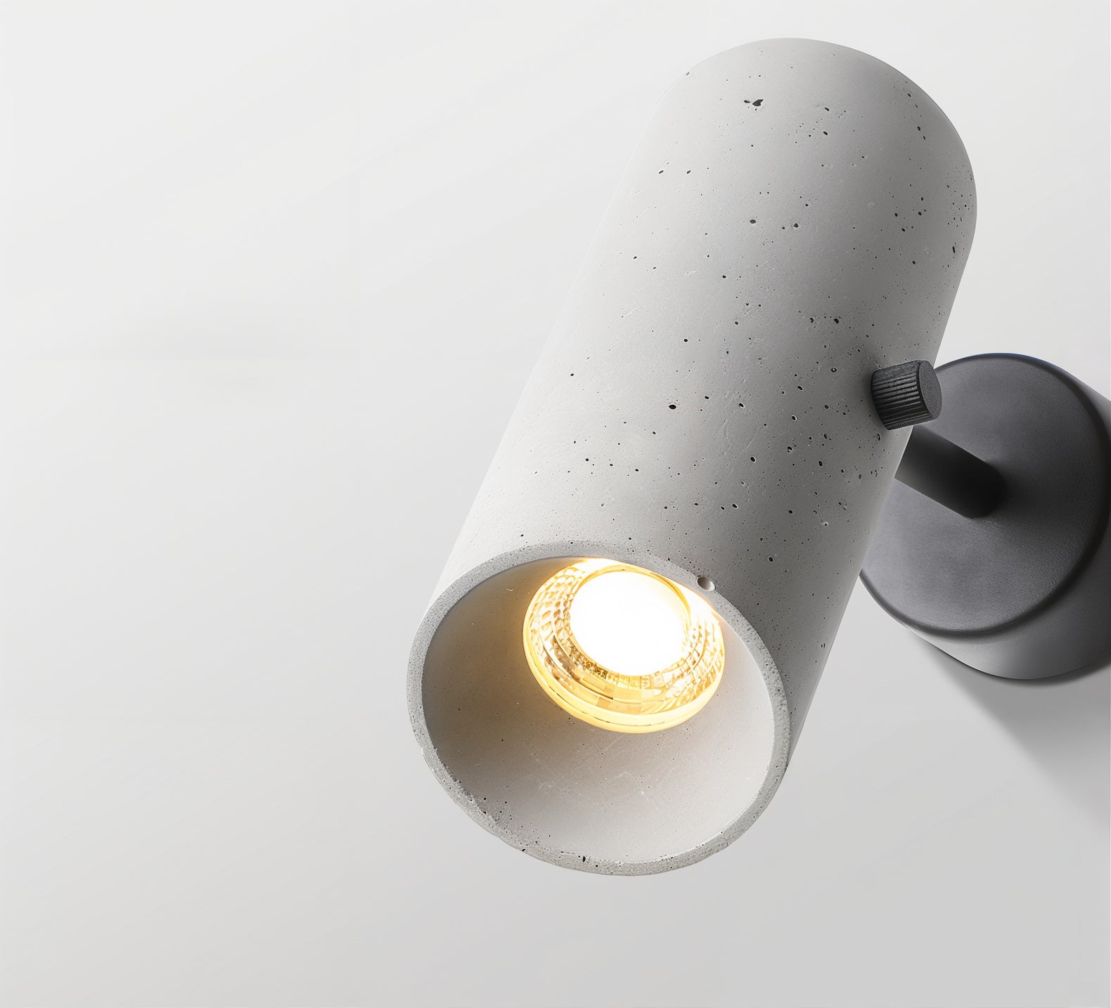 Modern Concrete Cylinder Wall Light | ModefinityModern Concrete ...