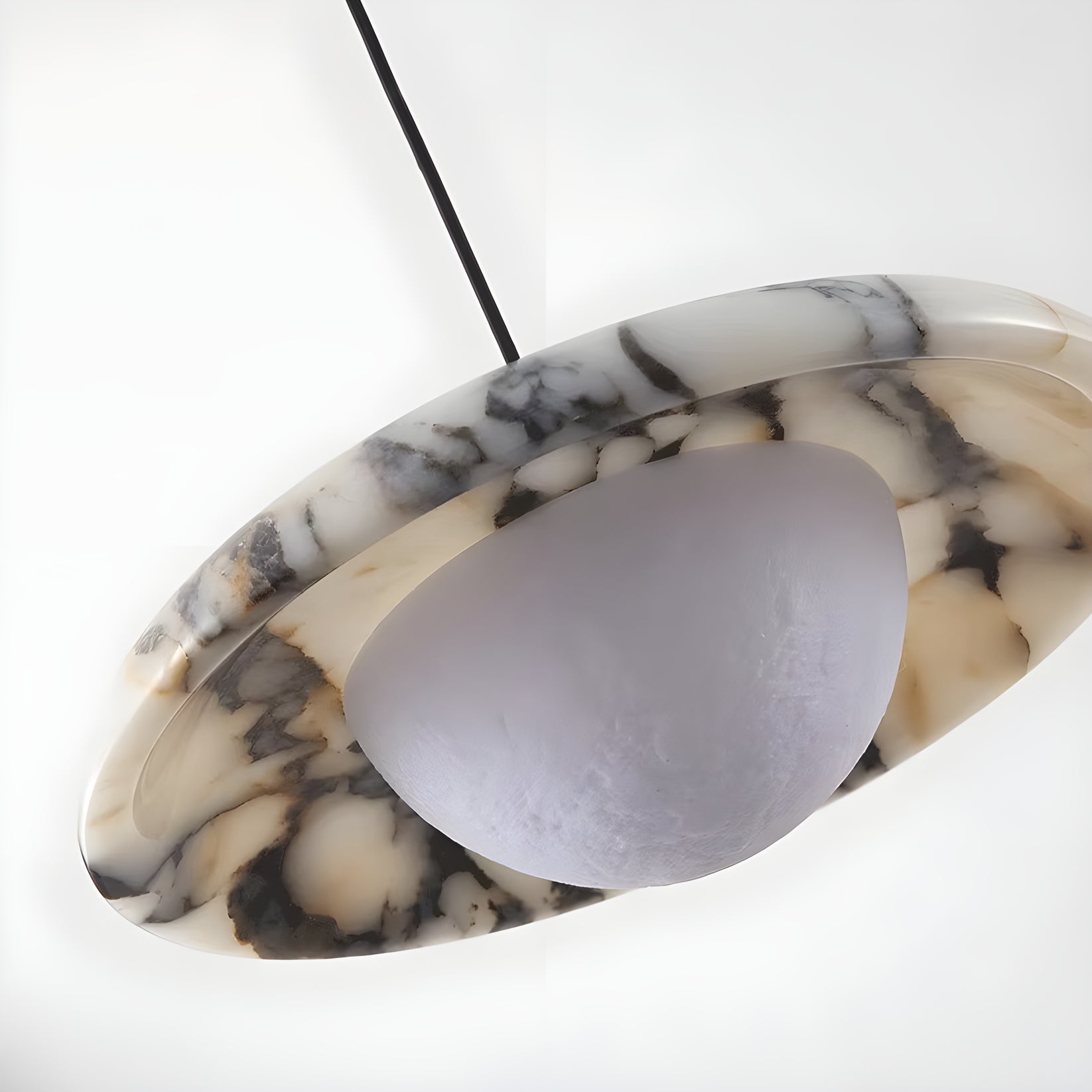 Halo Eclipse Marble Pendant Light