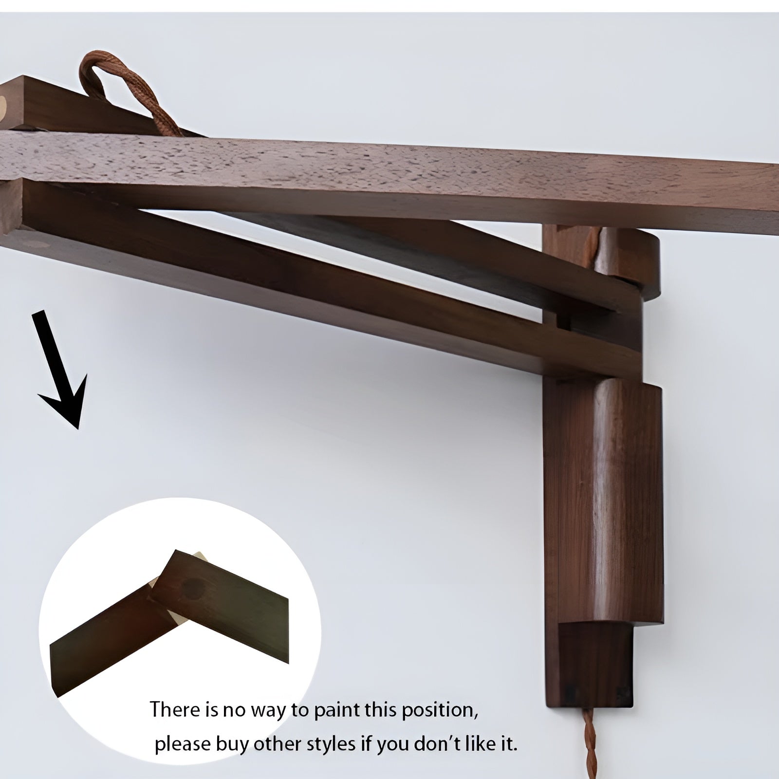 Industrial Swing Arm Wall Light | ModefinityIndustrial Wood Swing Arm ...