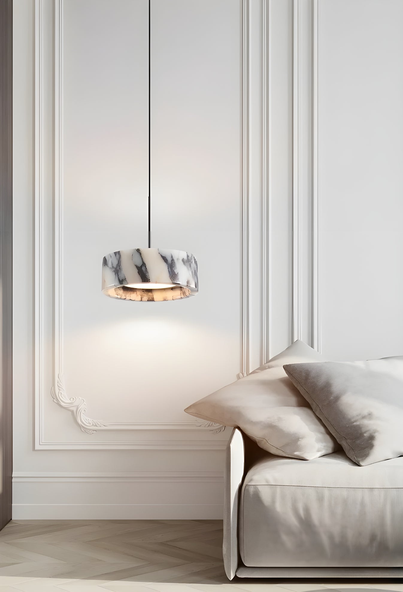 Luna Aura Marble Pendant Light | ModefinityLuna Aura Marble Pendant Light
