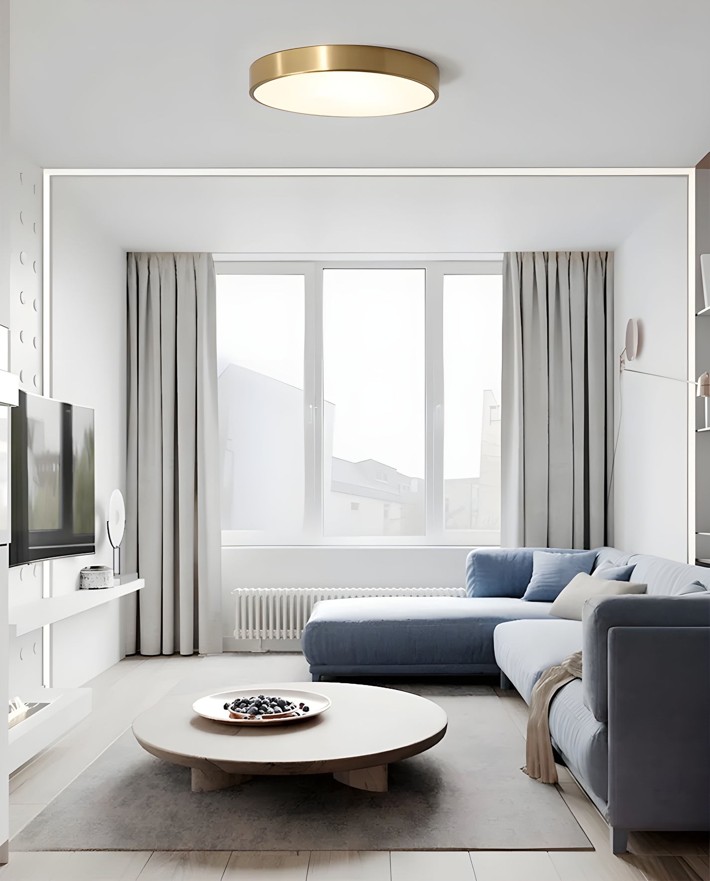 Minimalist Halo Flush Mount Ceiling Light | ModefinityMinimalist Halo ...