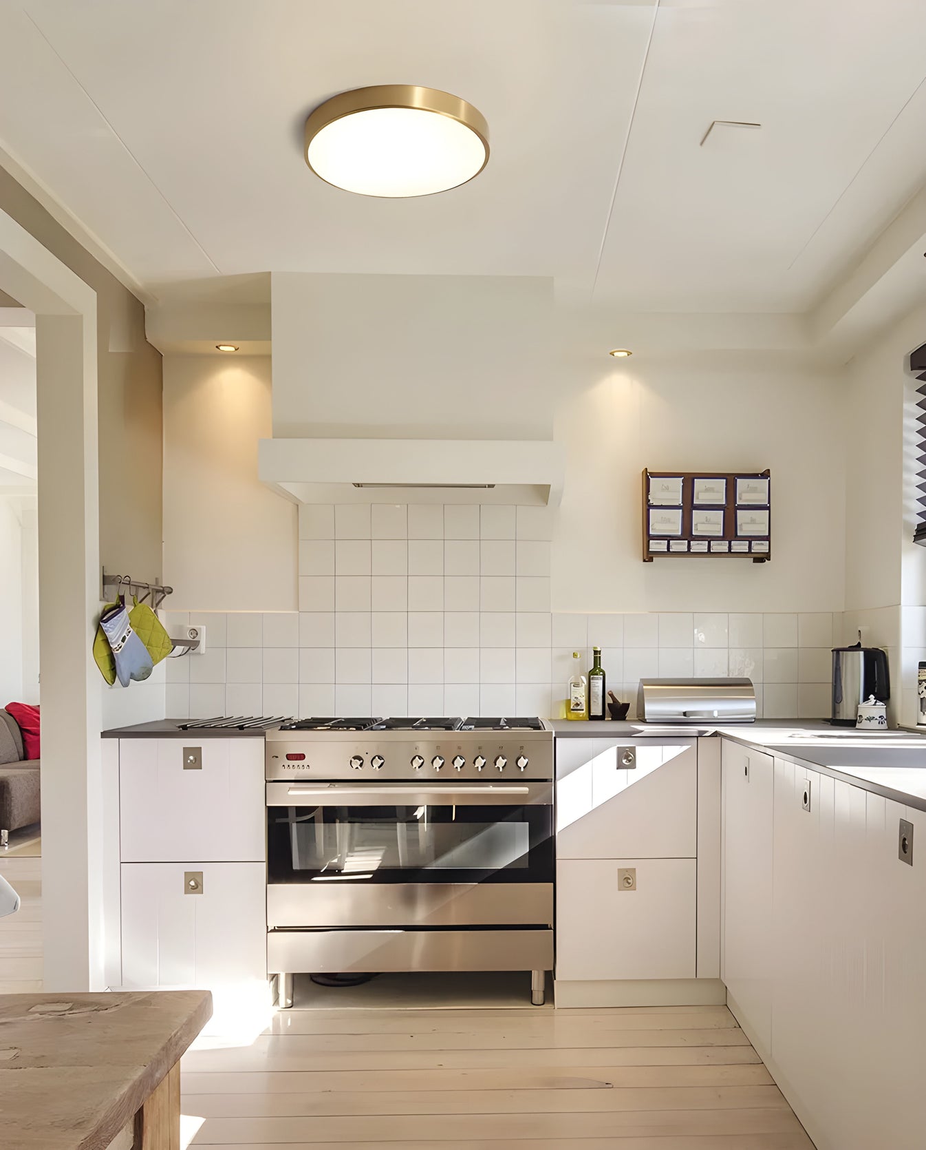 Minimalist Halo Flush Mount Ceiling Light | ModefinityMinimalist Halo ...