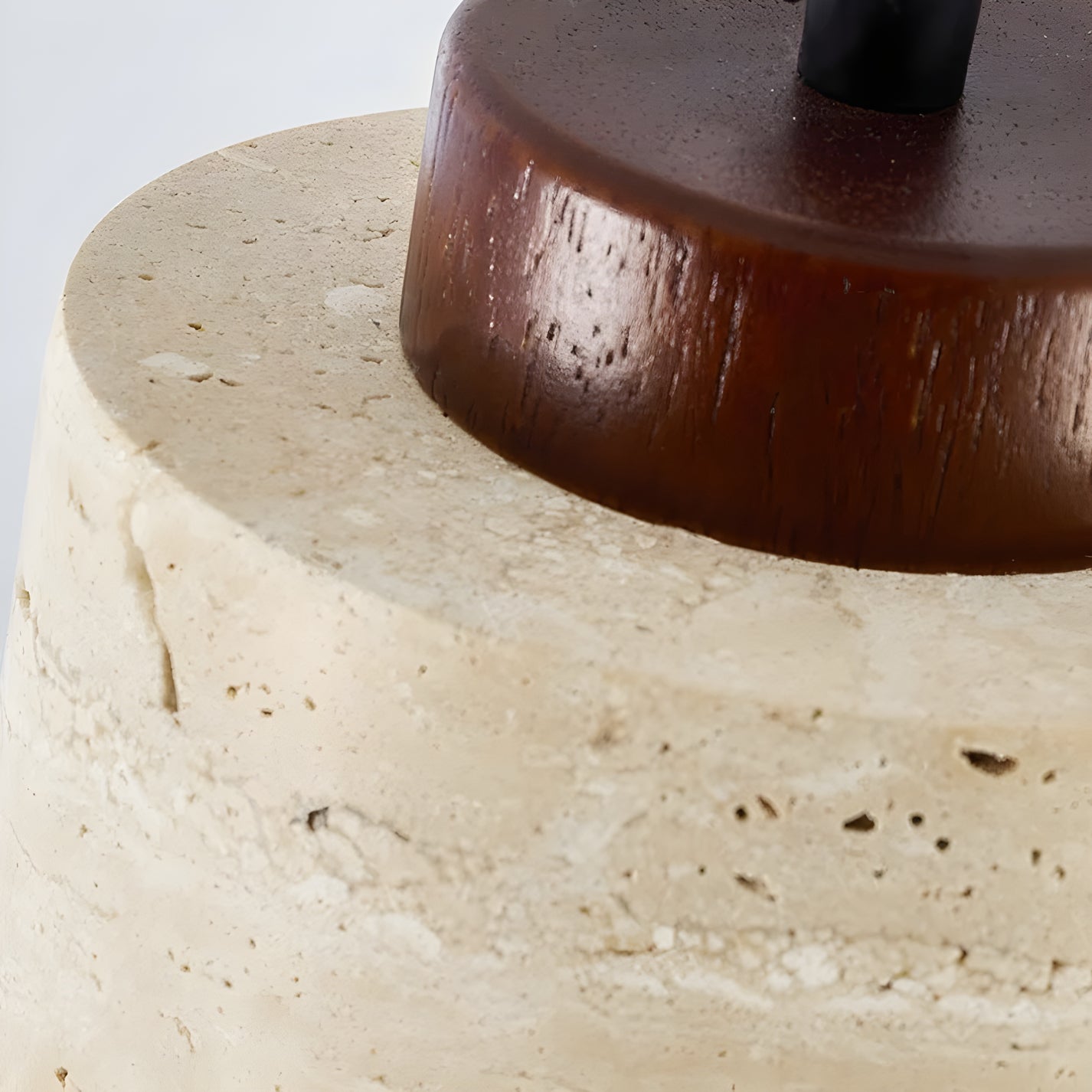 Modern Minimalist Travertine Pendant Light | ModefinityModern ...