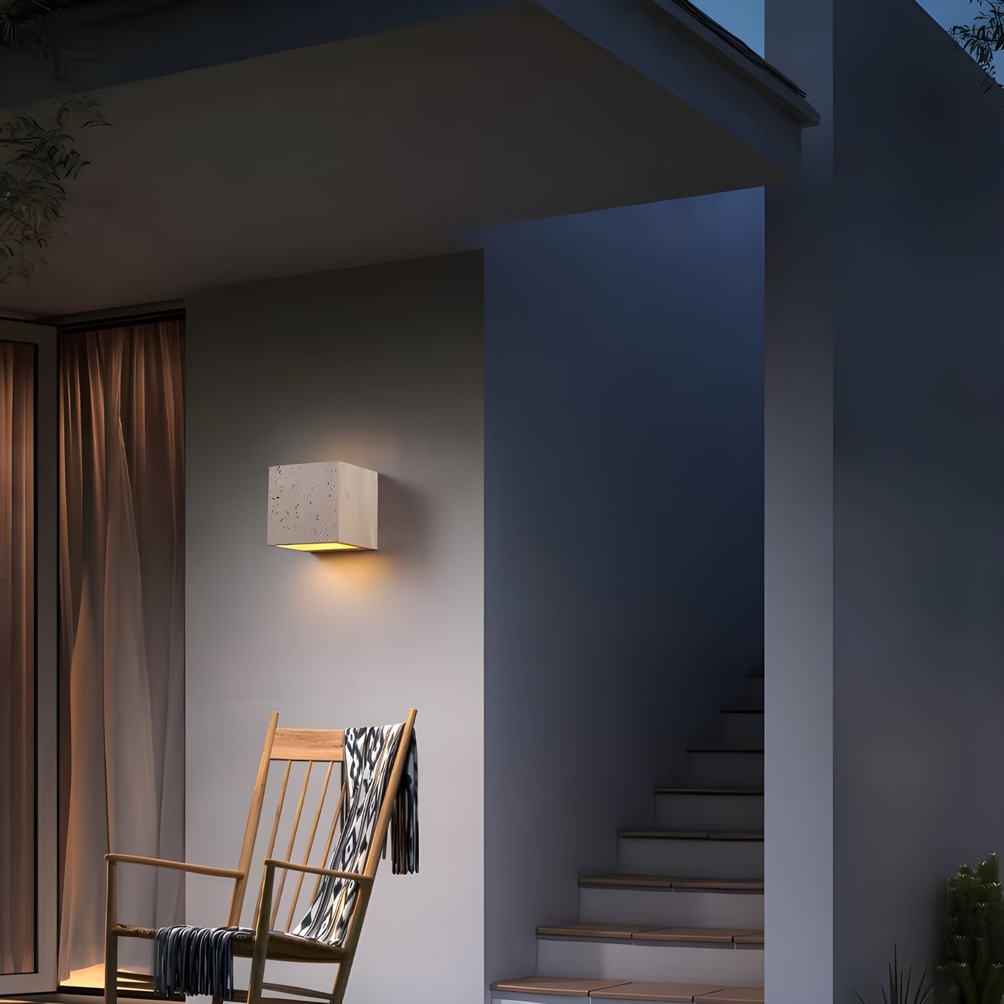 Modern Travertine Wall Sconce | ModefinityModern Travertine Wall Sconce