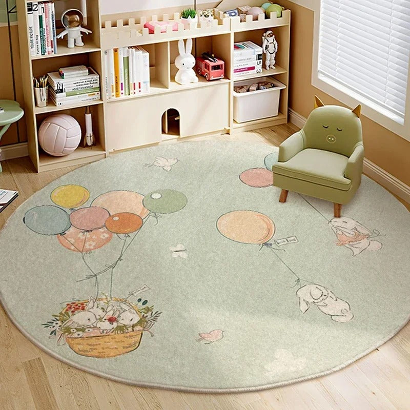 Round Nursery Rugs – Soft & Stylish Playmats for Kids | ModefinityRound ...