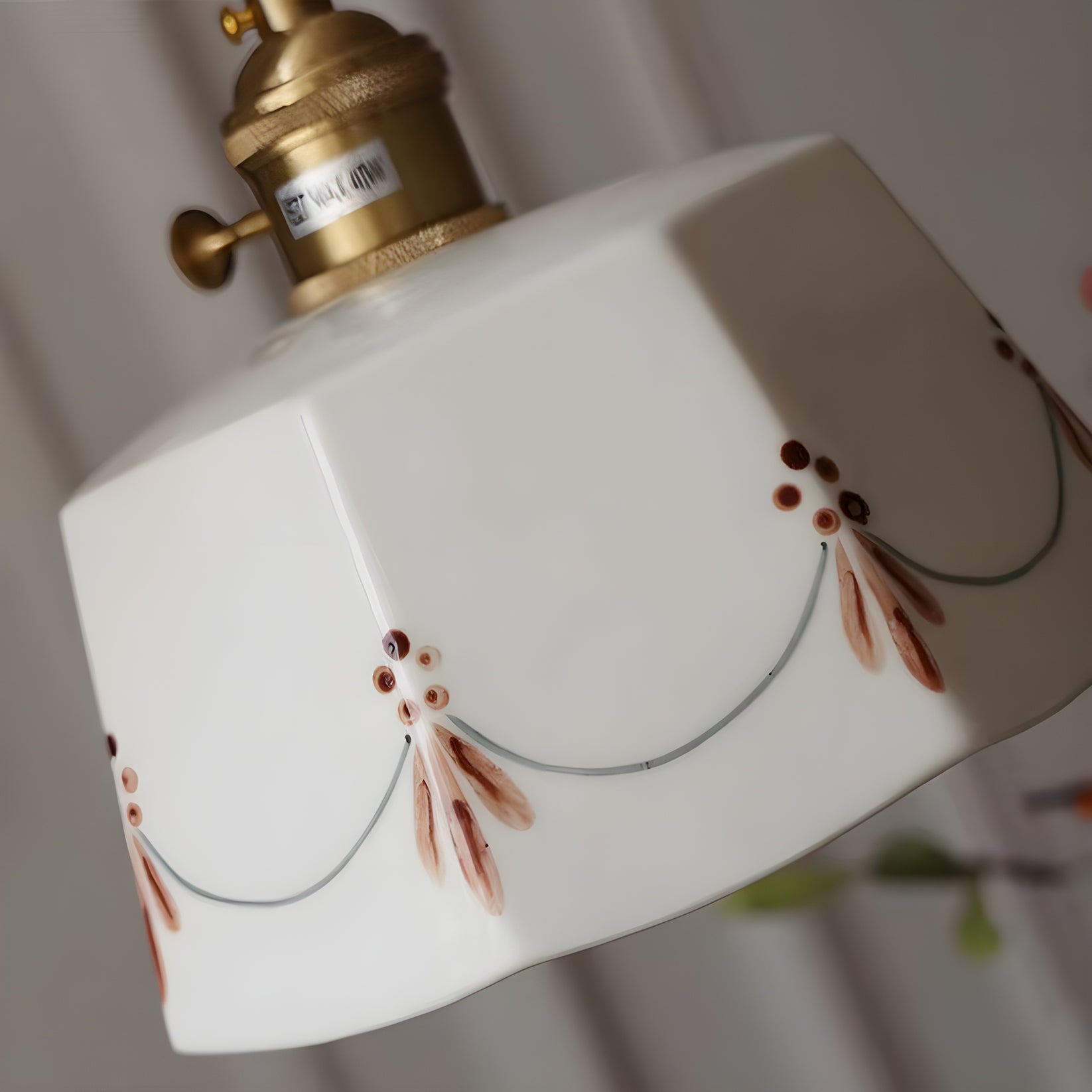 Vintage Ceramic Pendant Light