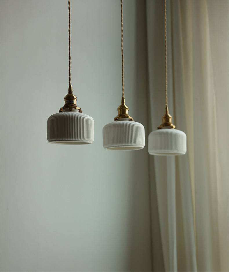 Ceramic Brass Pendant Light - 102PL | ModefinityCeramic Brass Pendant Light