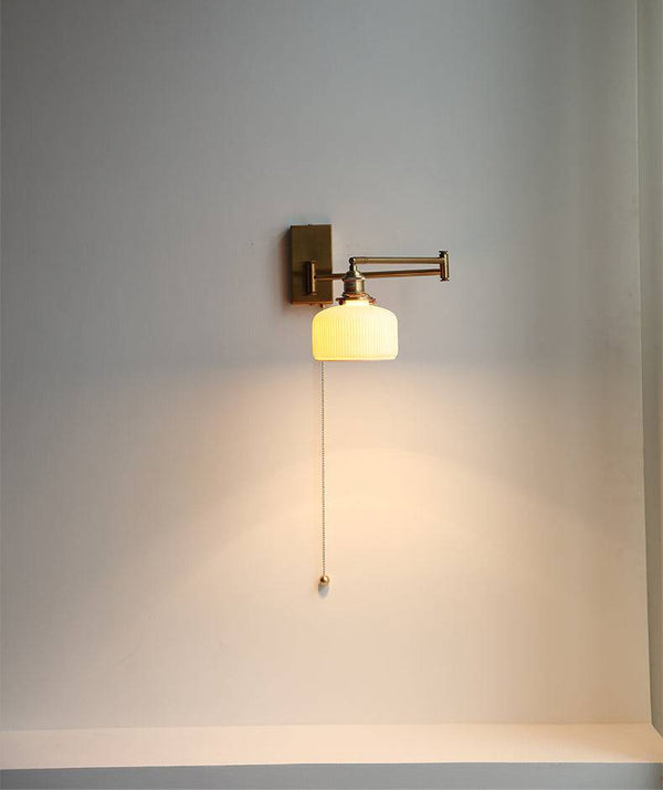 Brass Swing Arm Wall Lights | Wall Lamp & Wall Sconce Swing Arm