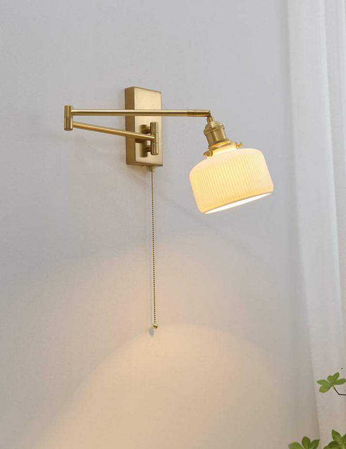 Ceramic Swing Arm Wall Light - 207SAL | ModefinityCeramic Swing Arm ...