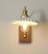 Ceramic Wall Light With Wood Plate - 107WL | ModefinityGlass Wall Light ...