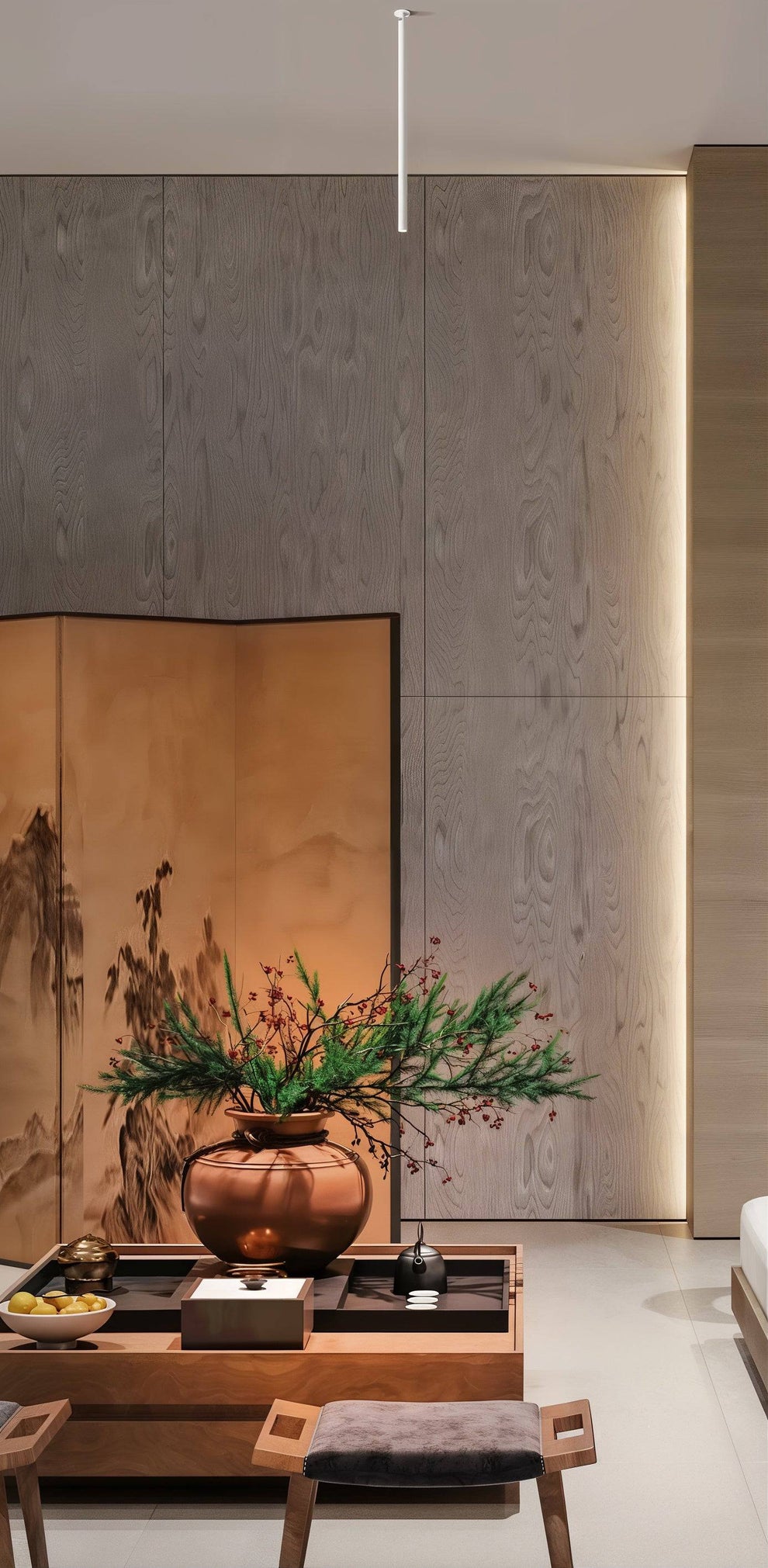 Contemporary Linear Beam Ceiling Light | ModefinityContemporary Linear ...