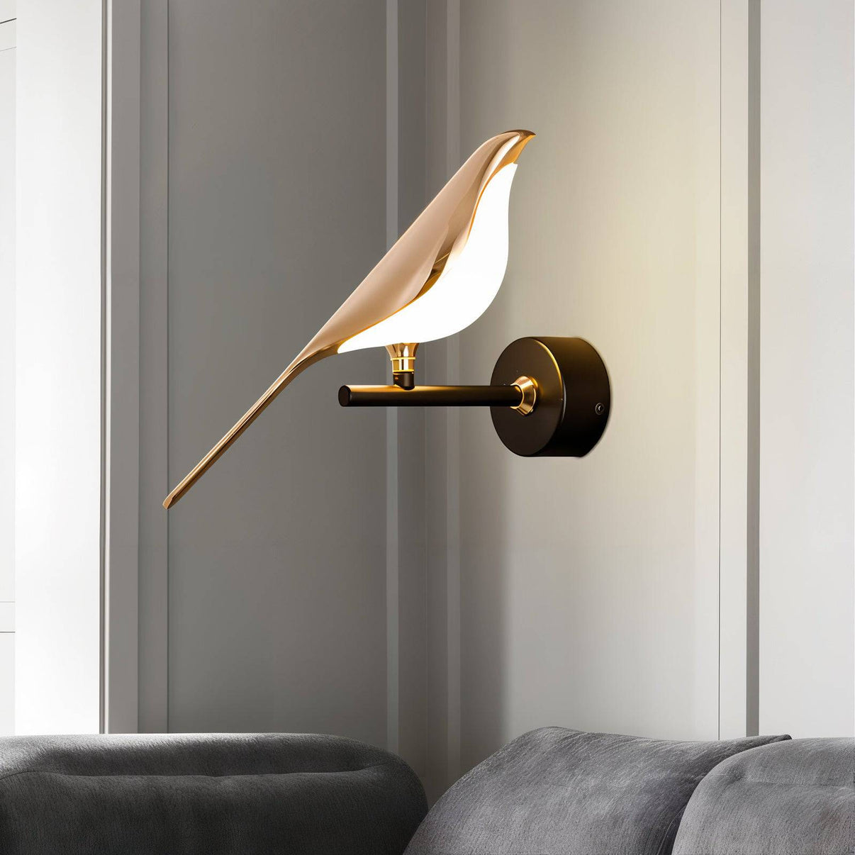 Elegant Bird Shaped Wall Sconce Light