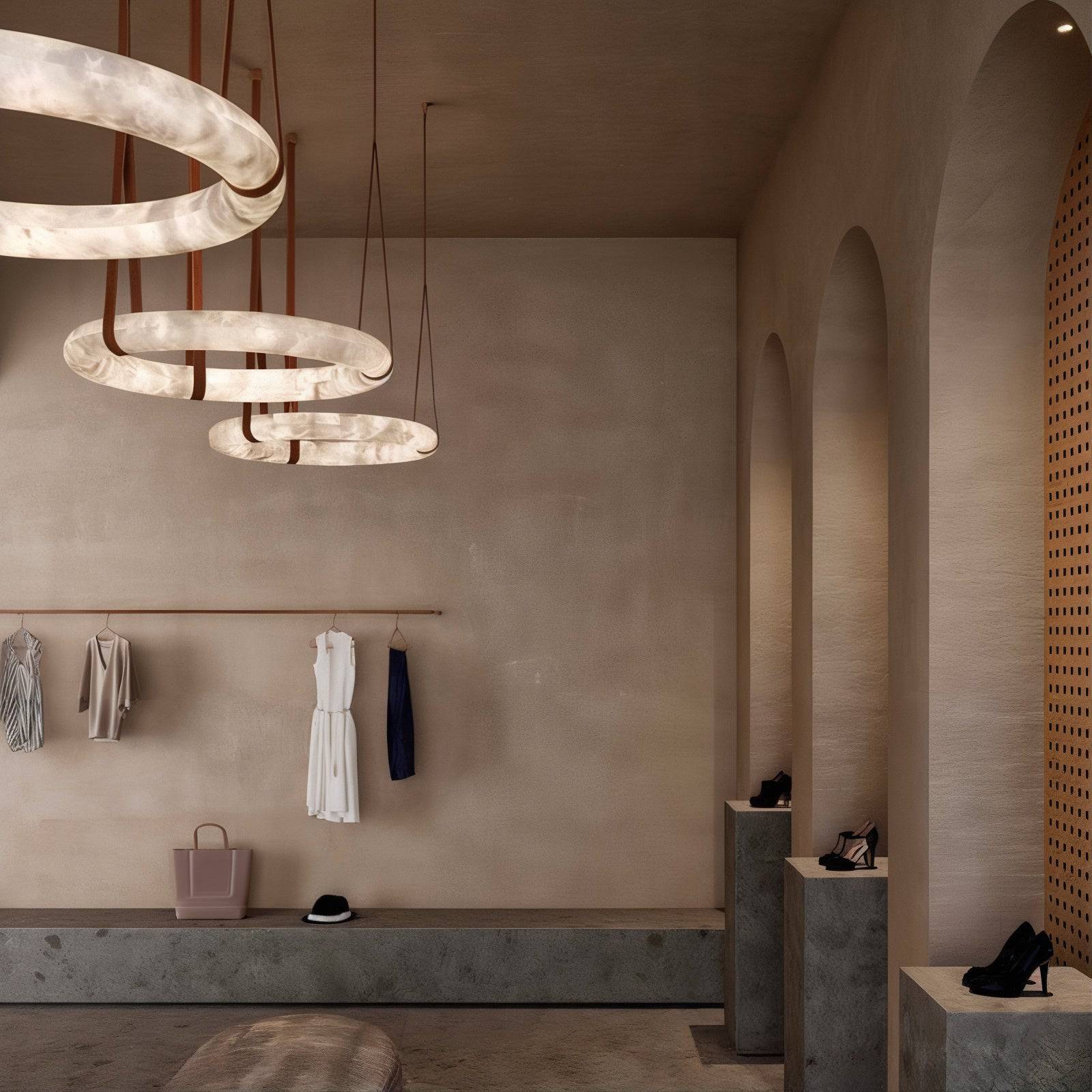 Elegant Circular LED Chandelier