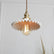 Fluted Ceramic Brass Pendant Light - 120PL | ModefinityFluted Ceramic ...