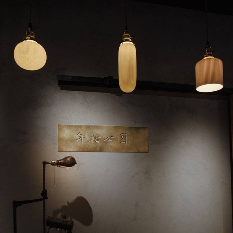 Fluted Ceramic Pendant Light - 111PL | ModefinityFluted Ceramic Pendant ...