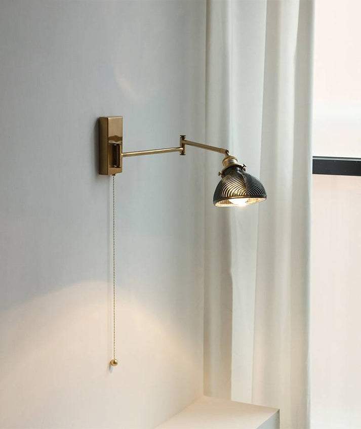 Glass Swing Arm Wall Light - 204SAL | ModefinityGlass Swing Arm Wall ...