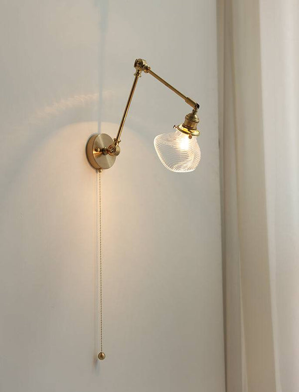 Glass Swing Arm Wall Light - 208SAL | ModefinityGlass Swing Arm Wall ...