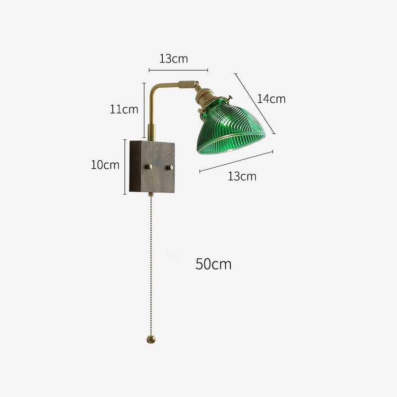 Glass Wall Light With Wood Plate - 103WL | ModefinityGlass Wall Light ...