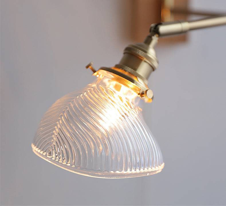 Glass Wall Light With Wood Plate - 106WL | ModefinityGlass Wall Light ...