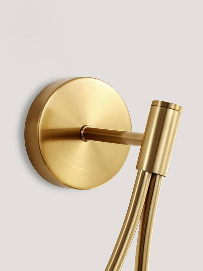 Gold Frosted Glass Wall Light - 203GWL | ModefinityGold Frosted Glass Wall Light