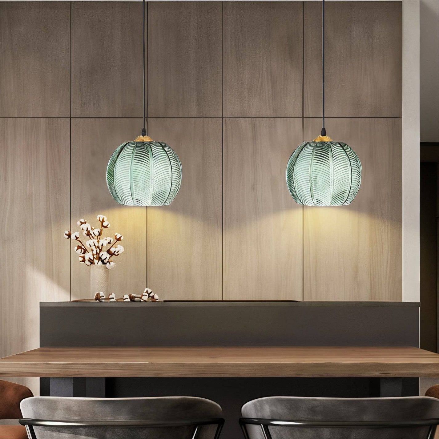 Green Leaf Pattern Lighting