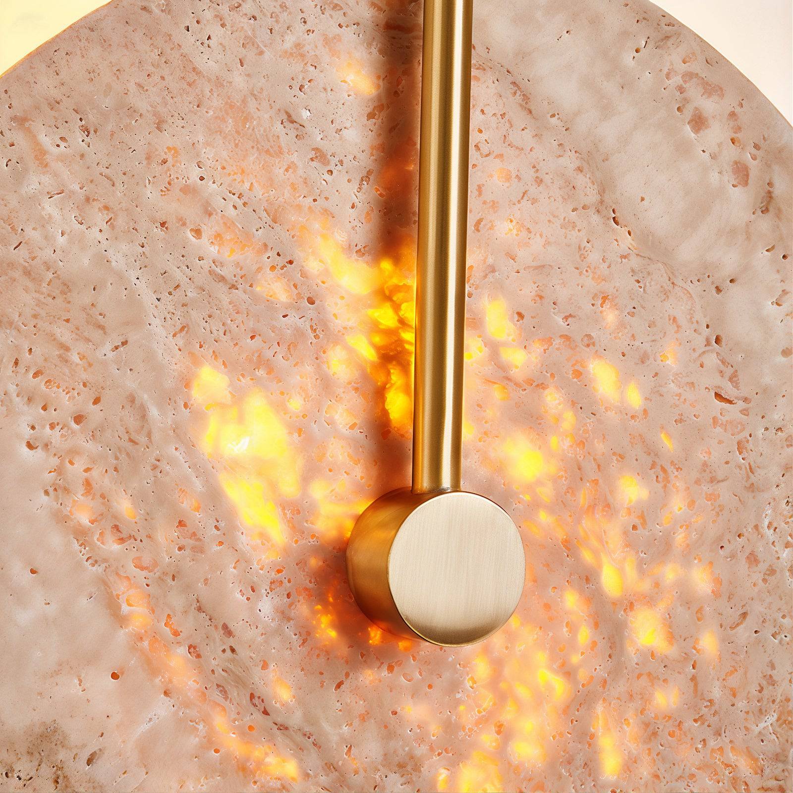Illuminated Stone Wall Light - Modern Luxe
