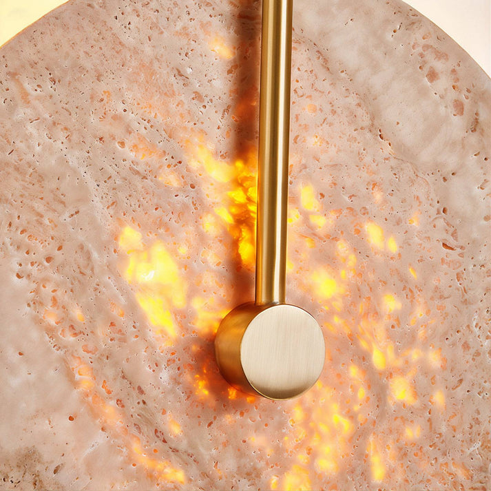 Illuminated Stone Wall Light - Modern Luxe