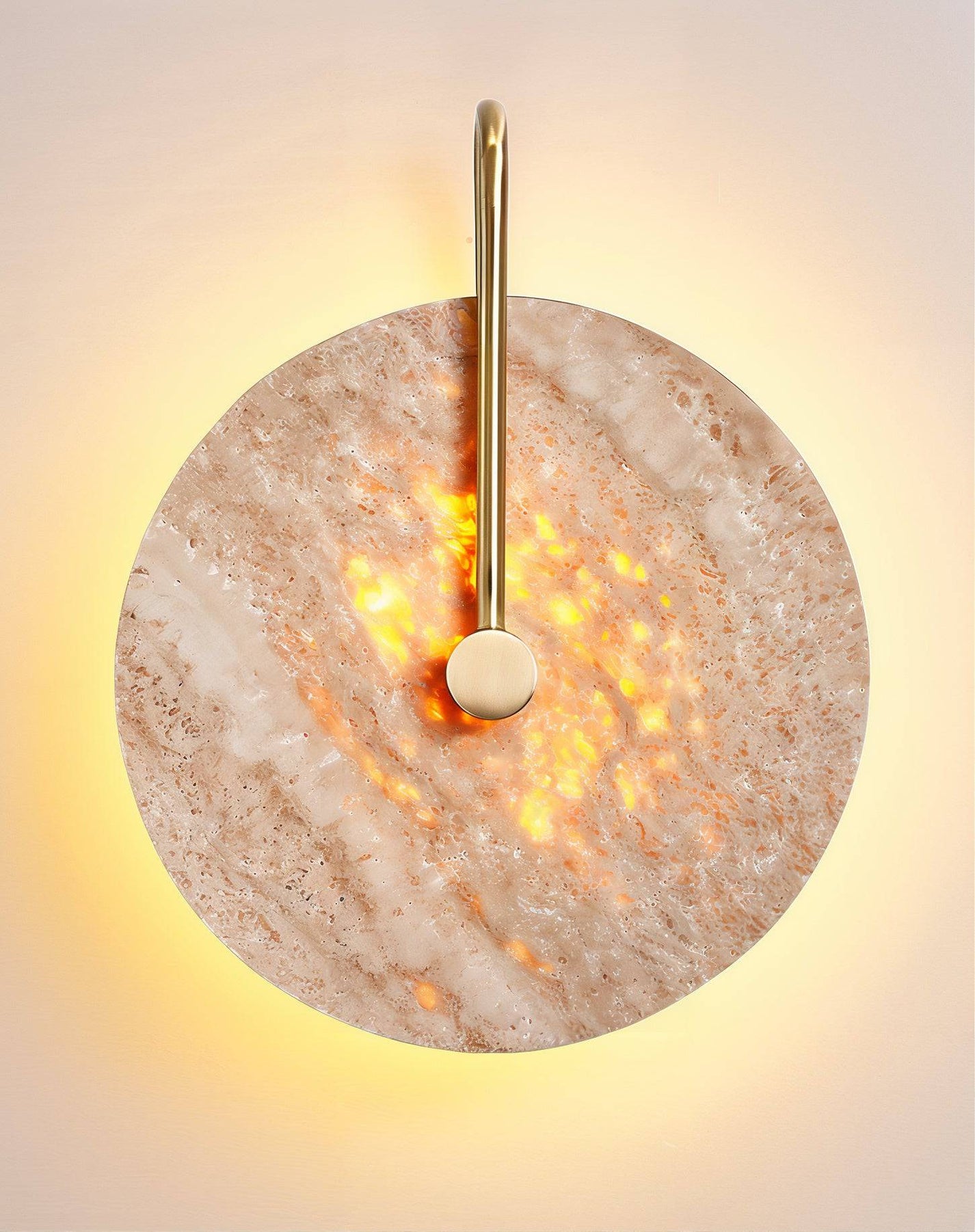 Illuminated Stone Wall Light - Modern Luxe
