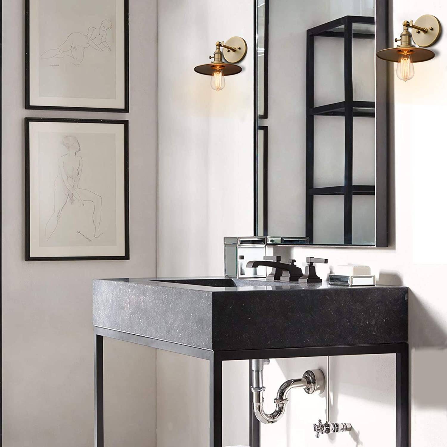 Industrial Retro Wall Light - 207GWL | ModefinityIndustrial Retro Wall ...