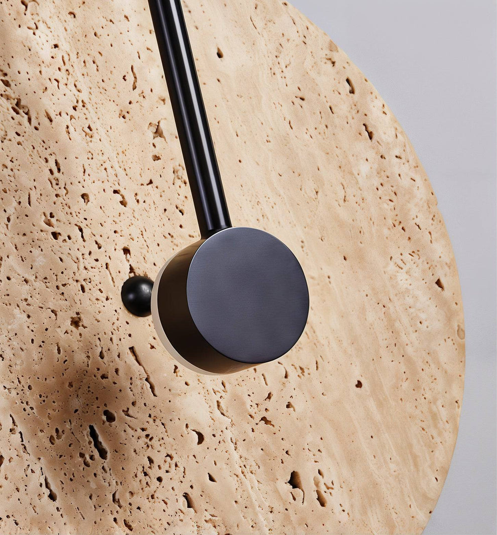 Japandi Stone Wall Light - Sleek Industrial | ModefinityJapandi Stone ...
