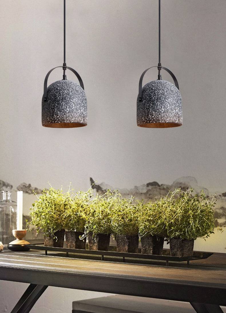 Large Cement Pendant Light - 102CM