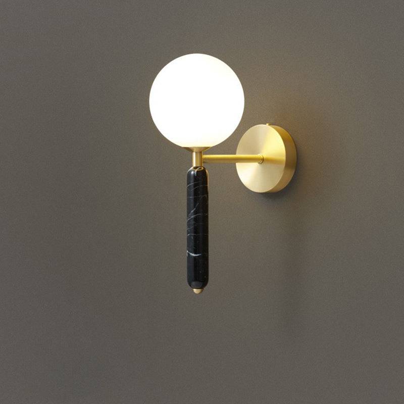 Marble Brass Wall Sconce - 207MWL | ModefinityAlabaster Wall Lights ...