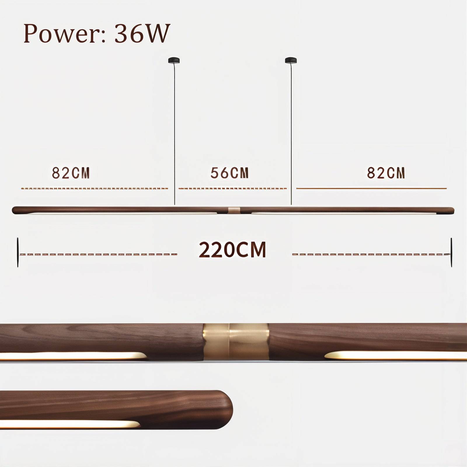 Minimalist Wooden LED Pendant Light | ModefinityMinimalist Wooden LED ...