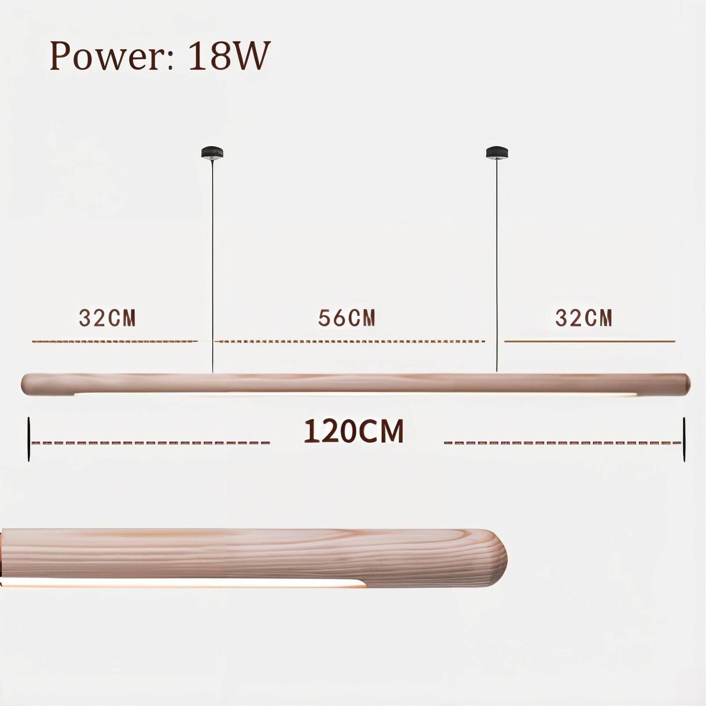 Minimalist Wooden LED Pendant Light | ModefinityMinimalist Wooden LED ...