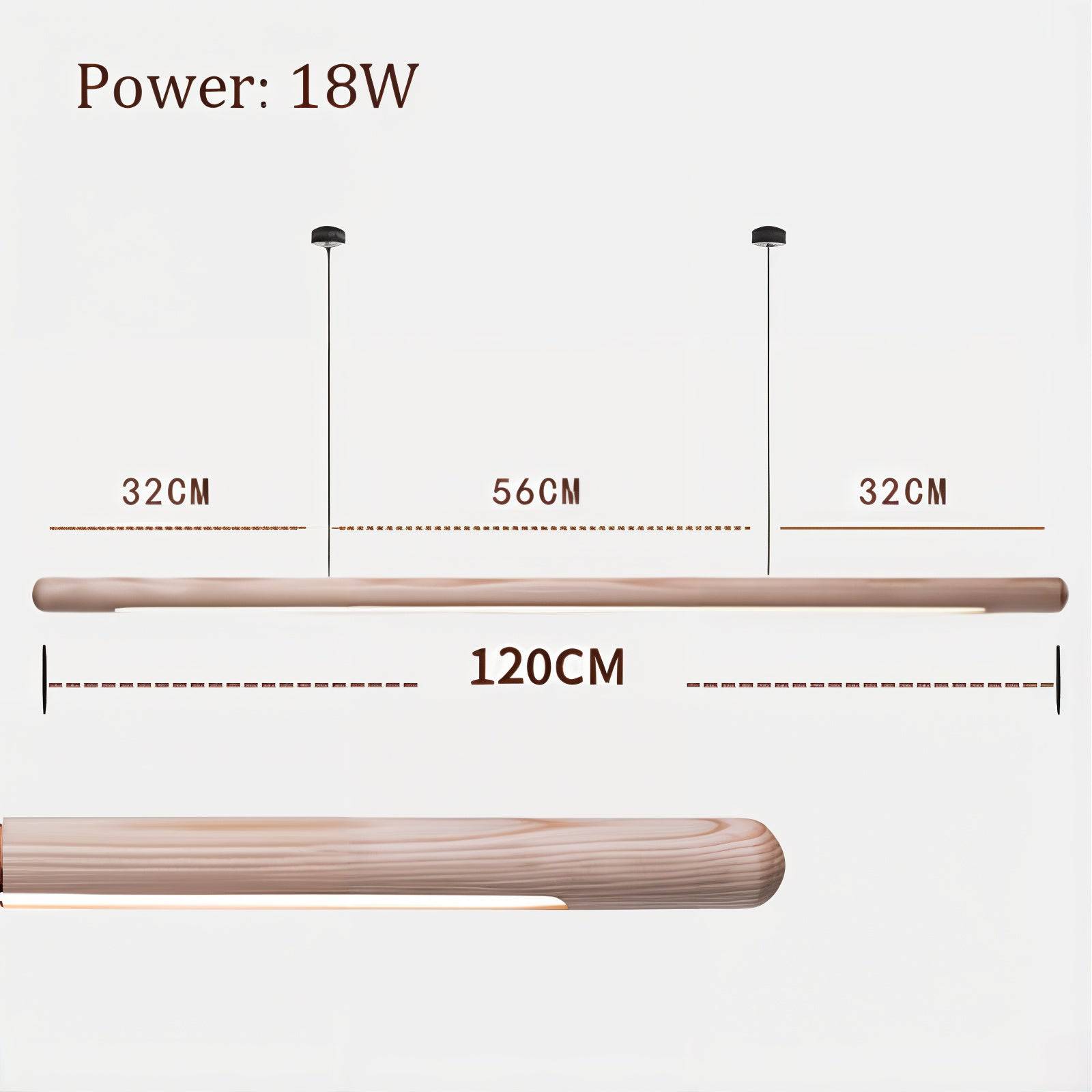 Minimalist Wooden LED Pendant Light | ModefinityMinimalist Wooden LED ...