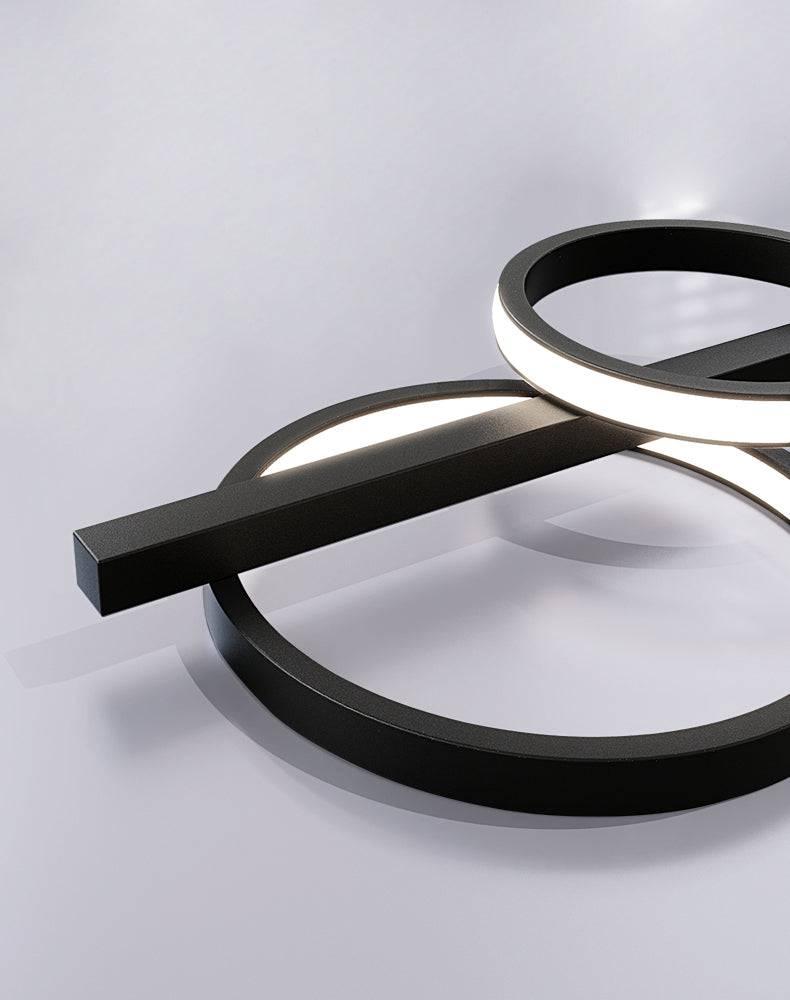 Modern Chandelier With Bubbles and LED RING - 2LCH6 | ModefinityModern Chandelier With LED RING