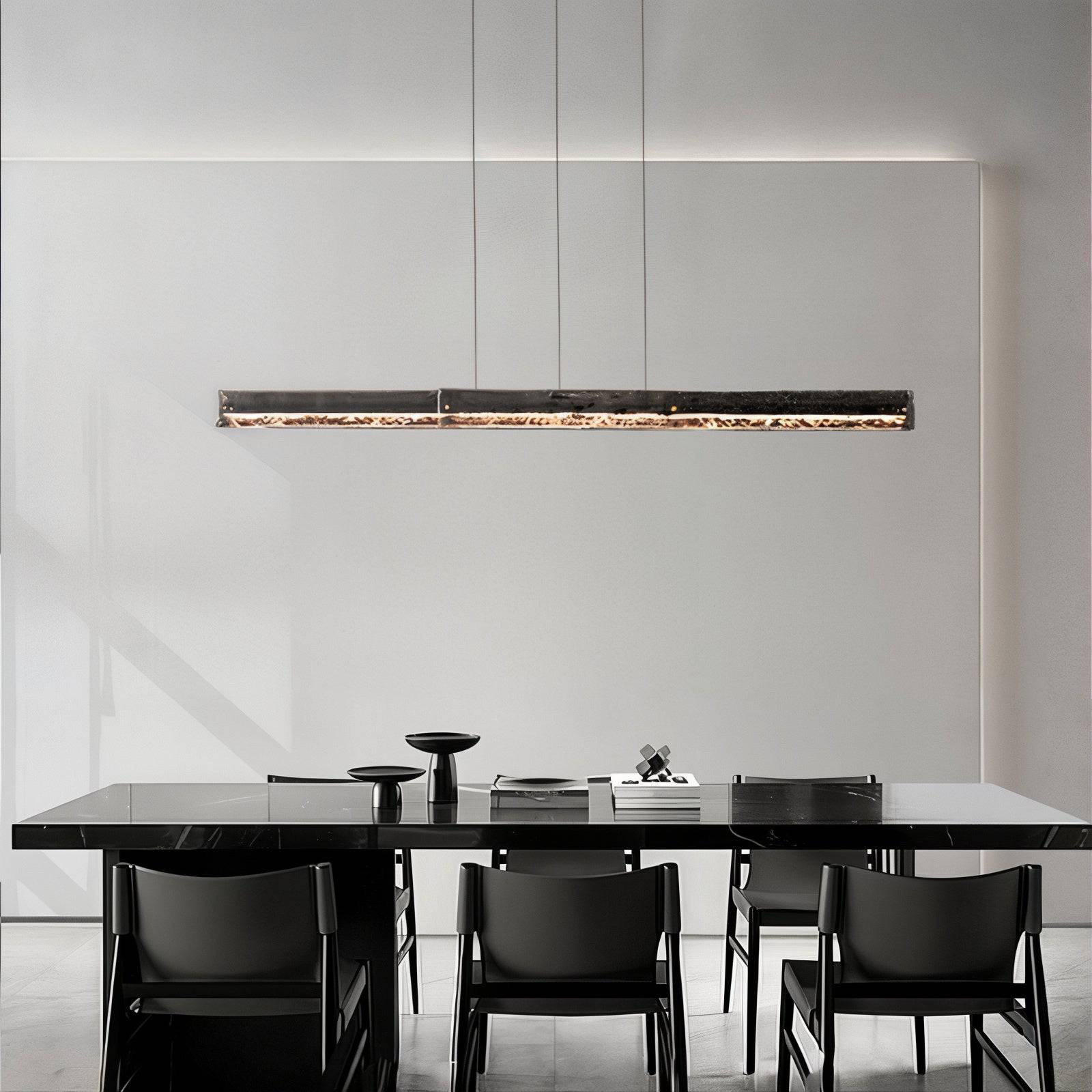 Modern Elegance Luxury Linear Crystal Pendant Light