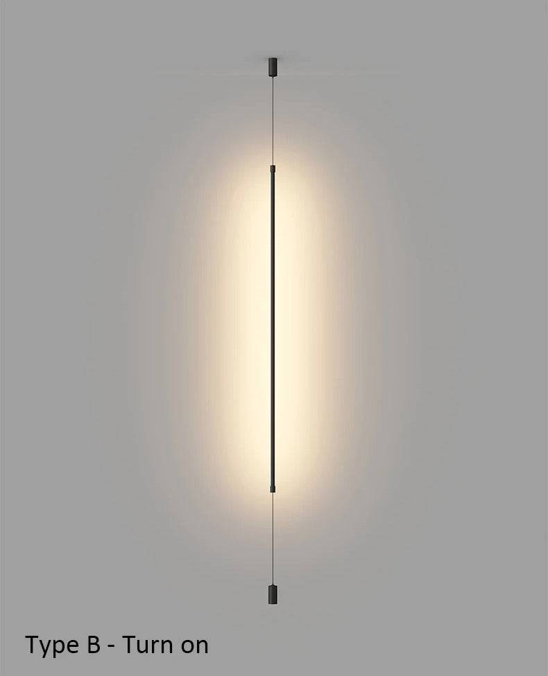 Modern Linear Bar Pendant Light - Sleek Versatility
