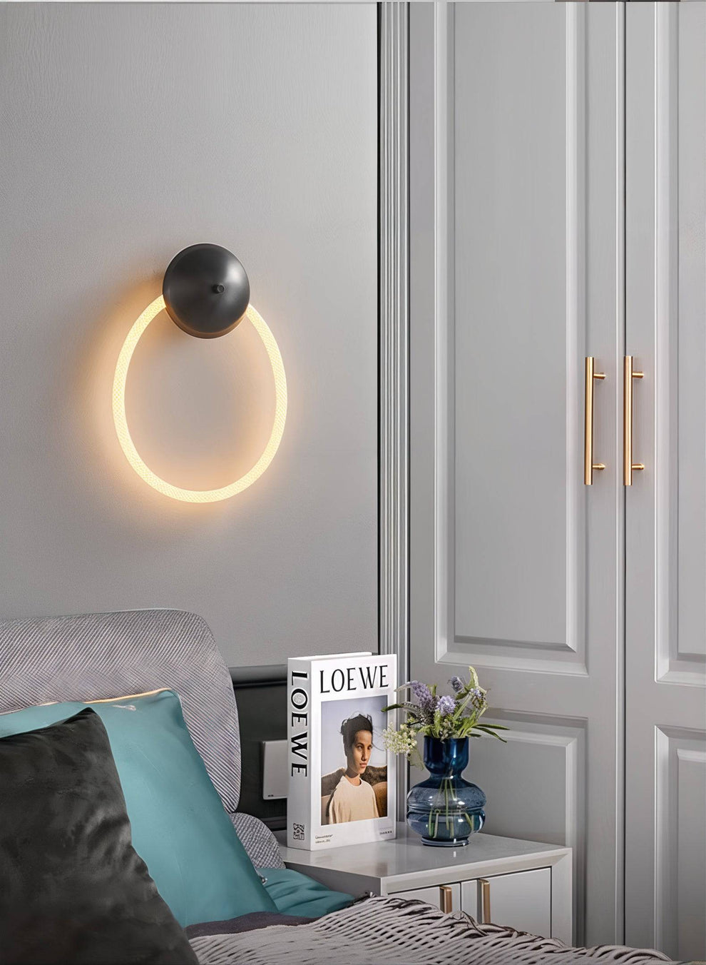 Modern Rope Loop LED Wall Light | ModefinityModern Rope Loop LED Wall Light