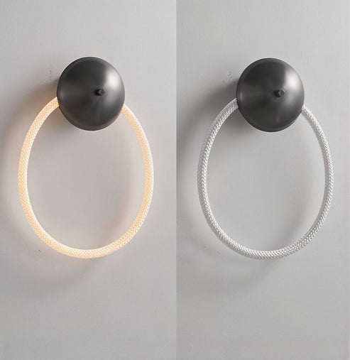 Modern Rope Loop LED Wall Light