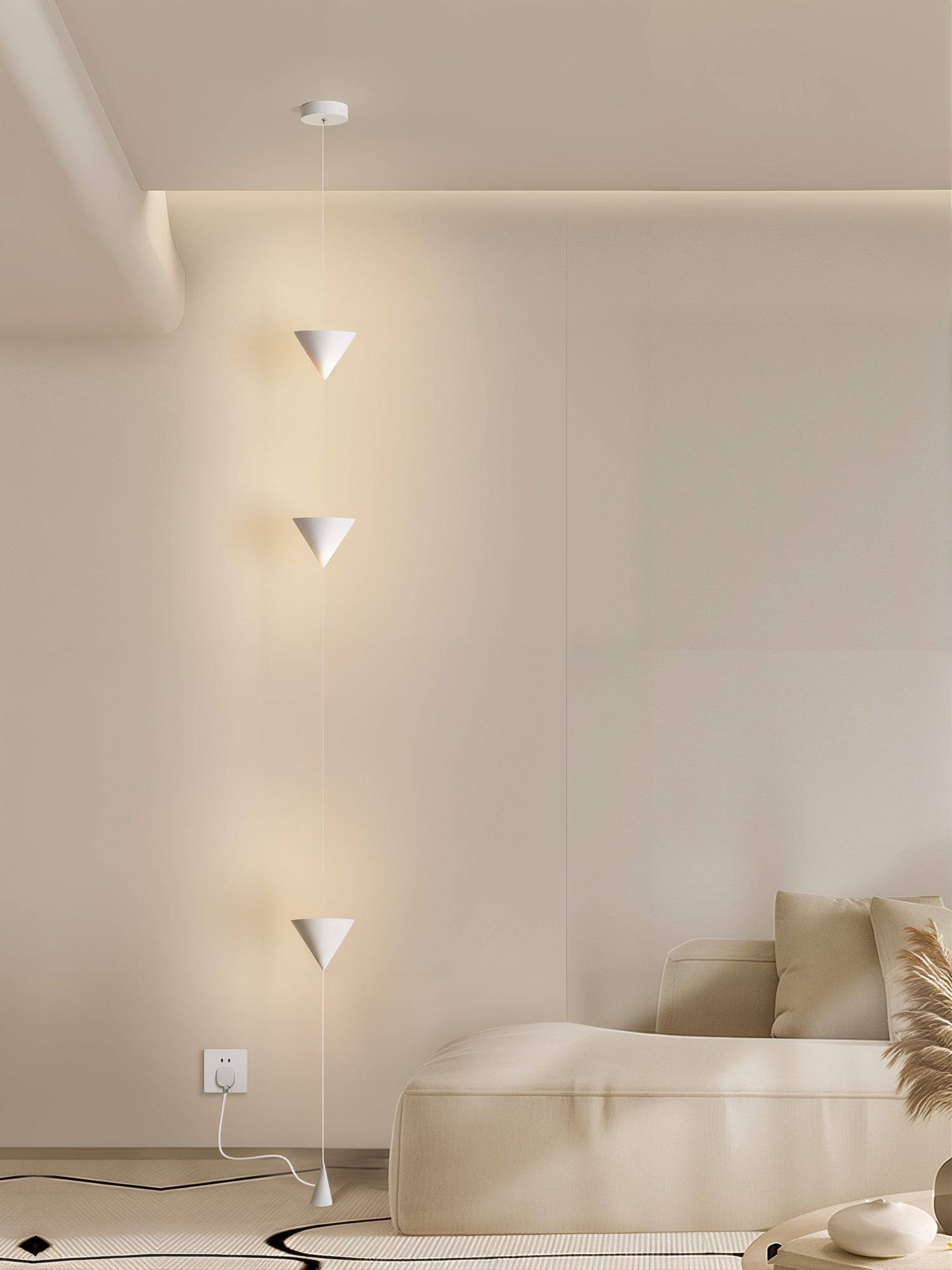 Modern Vertical Cone Pendant Light | ModefinityModern Vertical Cone ...