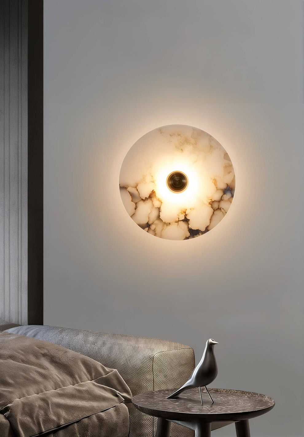 Natural Marble Wall Lamps | ModefinityAlabaster Wall Lights | Wall ...