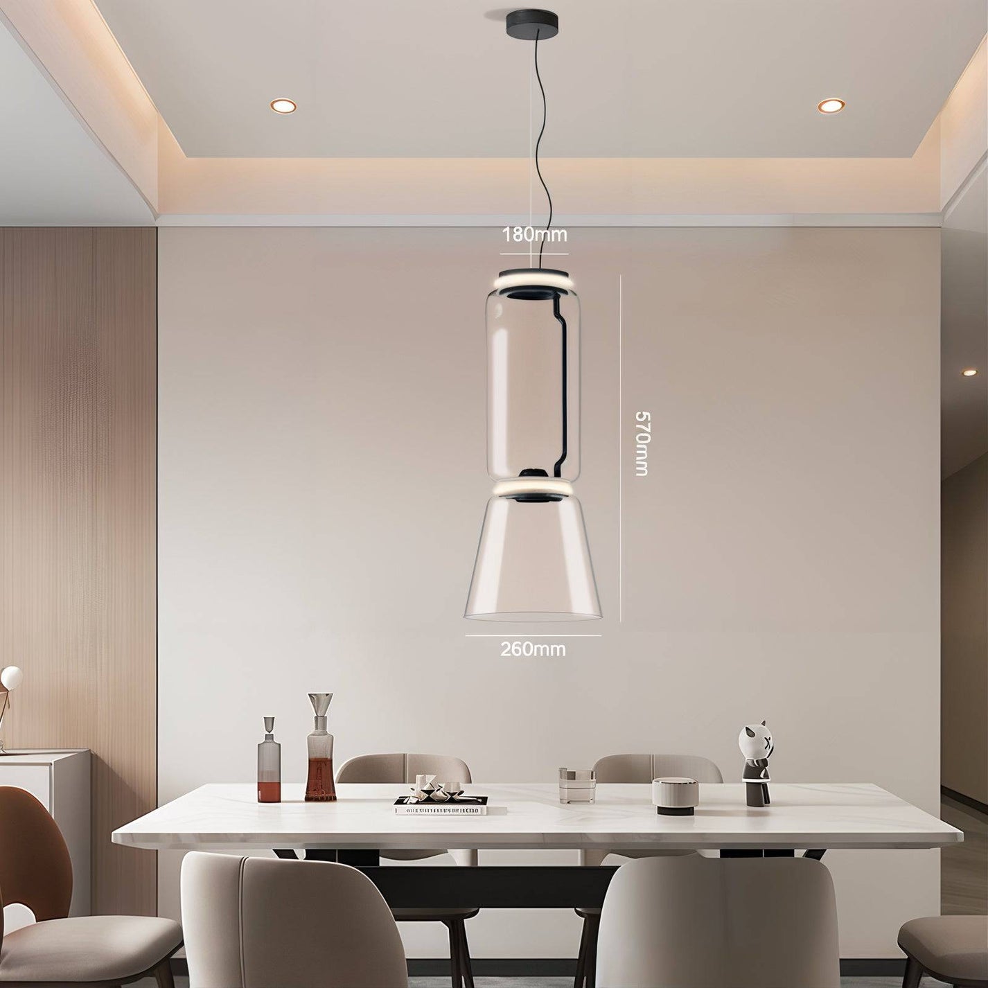 Nordic Glass LED Pendant Lights | ModefinityNordic Glass LED Pendant Lights