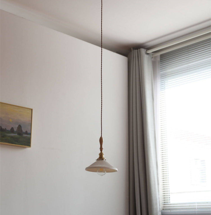 Pyramid Shape Ceramic Pendant Light - 207CPL | ModefinityPyramid Shape ...