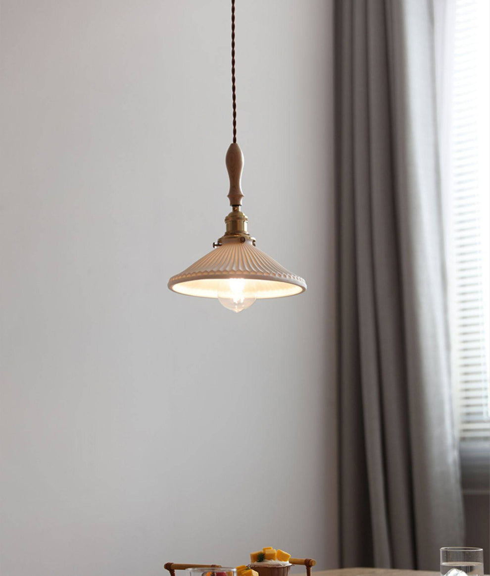 Pyramid Shape Ceramic Pendant Light - 207CPL | ModefinityPyramid Shape ...