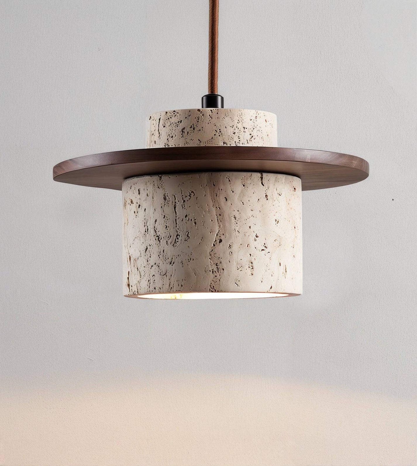 Textured Stone Pendant Light - Modern Rustic | ModefinityTextured Stone ...