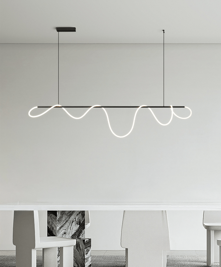 Waveform LED Chandelier - Modern Elegance | ModefinityWaveform LED ...