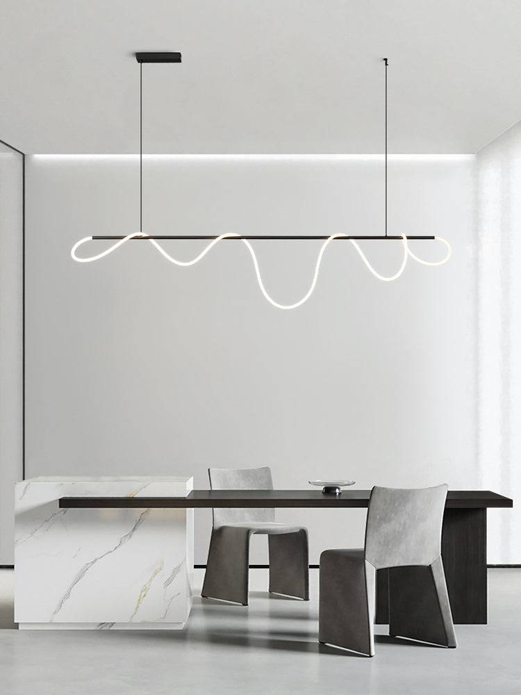 Waveform LED Chandelier - Modern Elegance | ModefinityWaveform LED ...