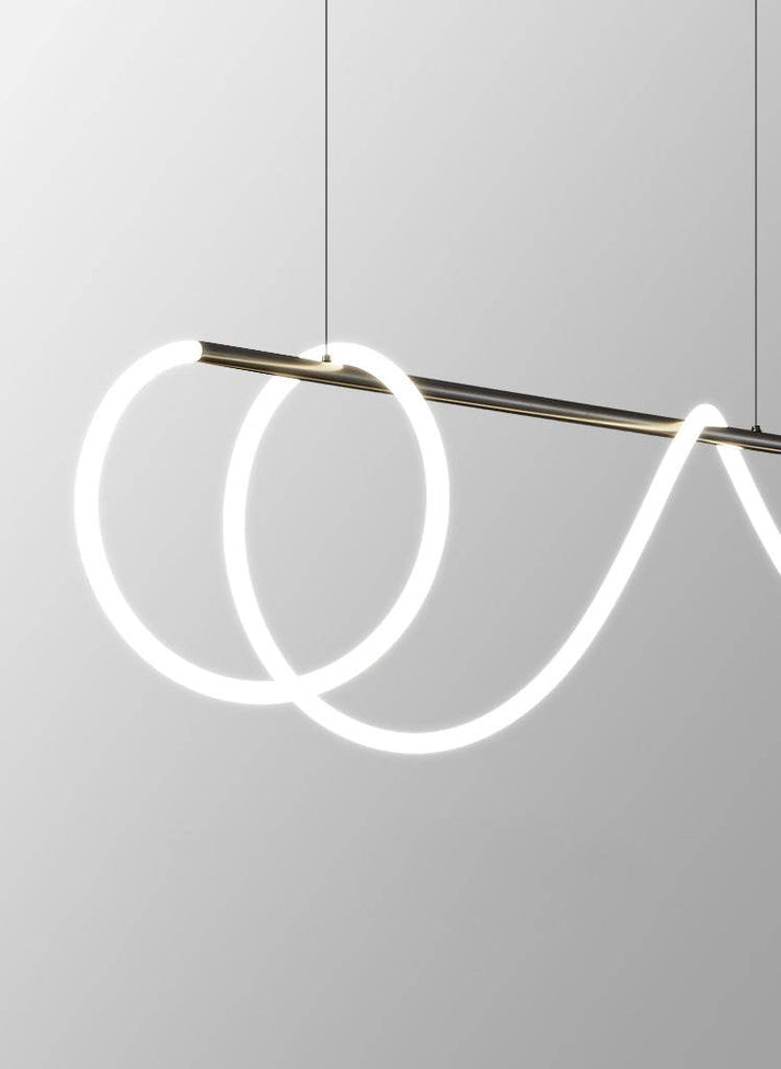 Waveform LED Chandelier - Modern Elegance | ModefinityWaveform LED ...
